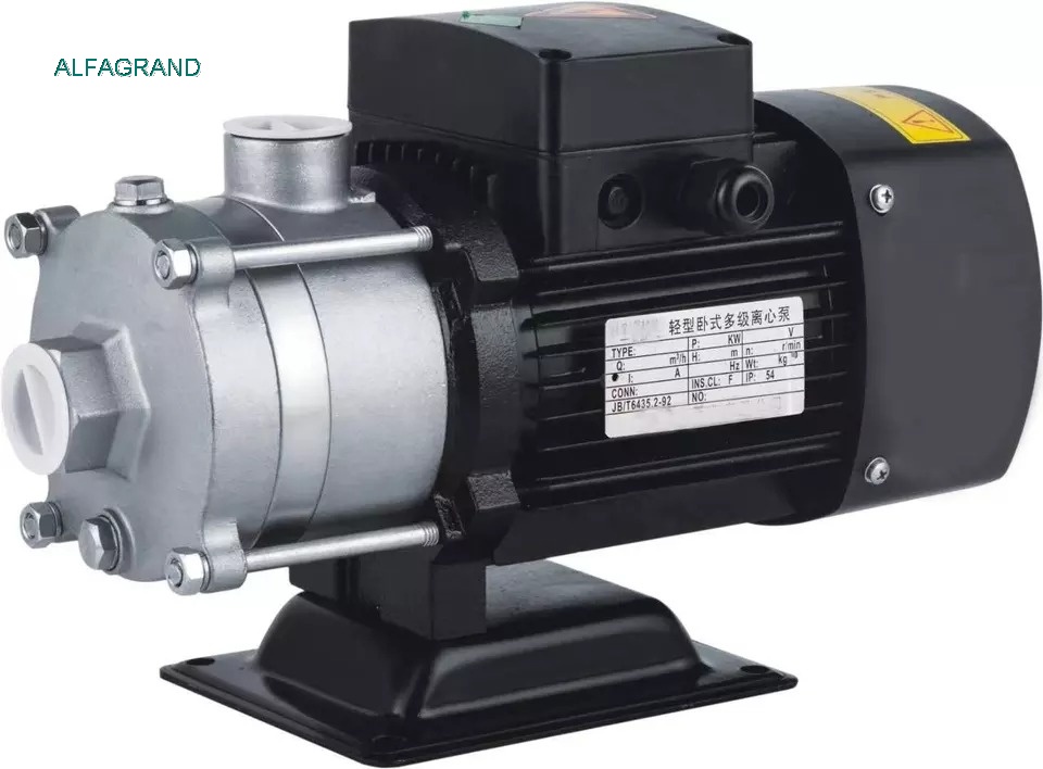 Low noise steady water supply Anti-corrosion Horizontal high head ...