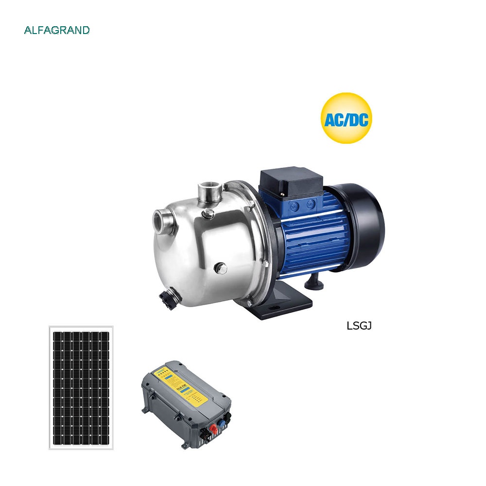 AC DC solar booster surface pump 72v impeller jet pump kit complete with controller
