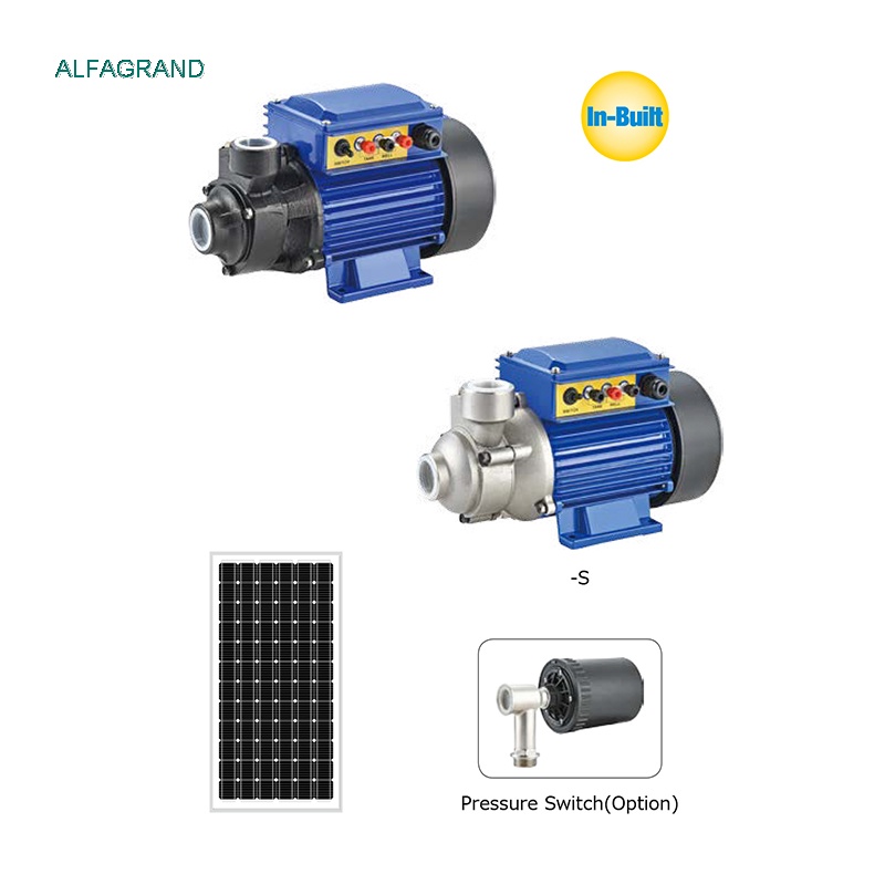 DC Solar power QB surface water pump systems for irrigation