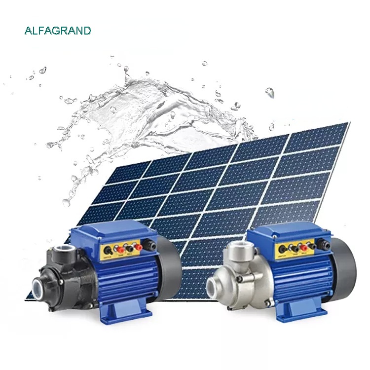 DC Solar power QB surface water pump systems for irrigation