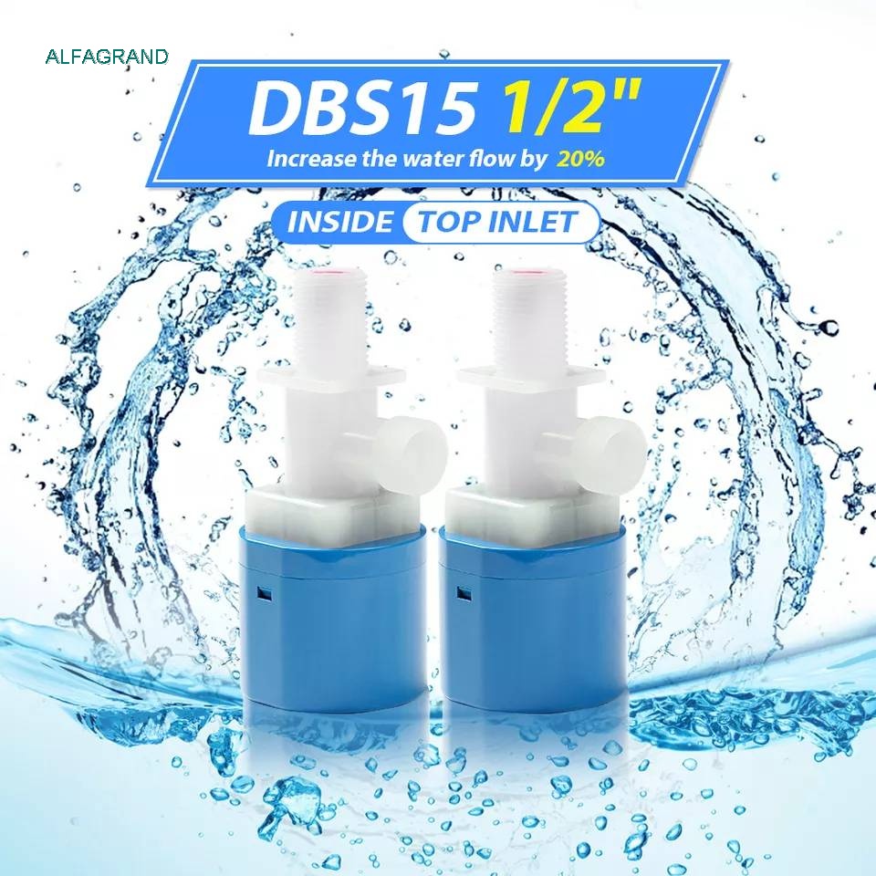 1/2 Inch Plastic automatic water tank float valve pond water level ...