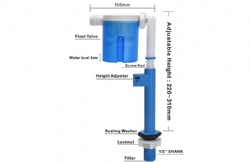 Cistern Filling Valve with Silent Adjustable inlet Bottom filling Valve ...